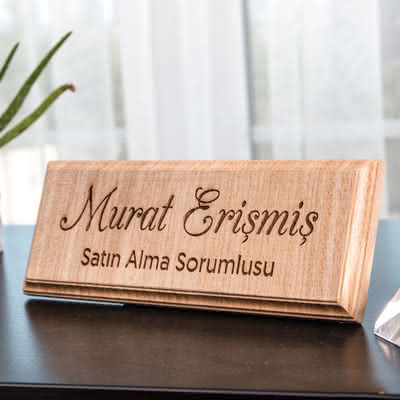 Masa Üstü İsimlik Seti, Kişiye Özel Masa İsimlik Setleri